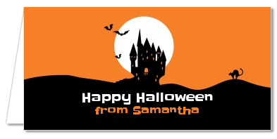 Haunted House Halloween Place Cards | Haunted House Place cards for ...