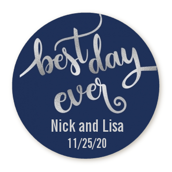 Best Day Ever Personalized sticker labels | Best Day Ever Bridal Shower ...