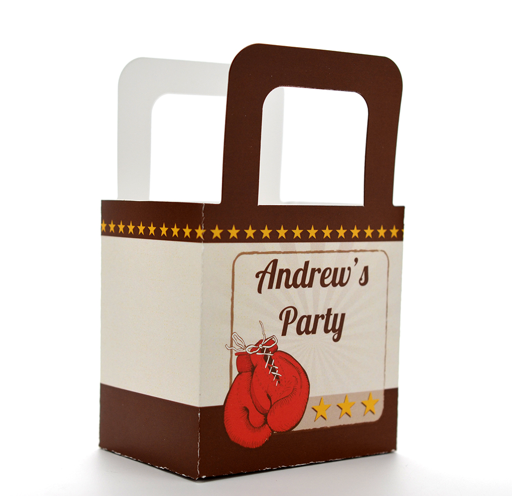 Boxing Gloves Birthday Party Goodle Bags | Candles & Favors