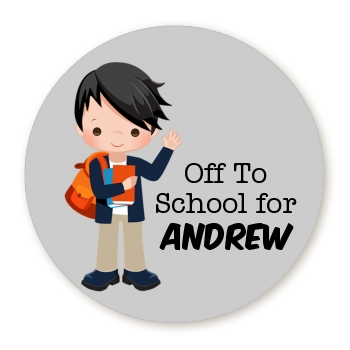 Boy Student Personalized sticker labels | Boy Student School sticker labels
