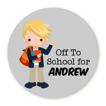 Boy Student Personalized sticker labels | Boy Student School sticker labels