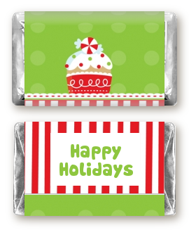 Christmas Cupcake Christmas miniature candy bar wrappers