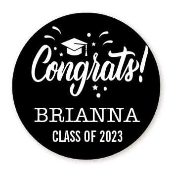 Congrats to the Grad Personalized sticker labels | Congrats to the Grad ...