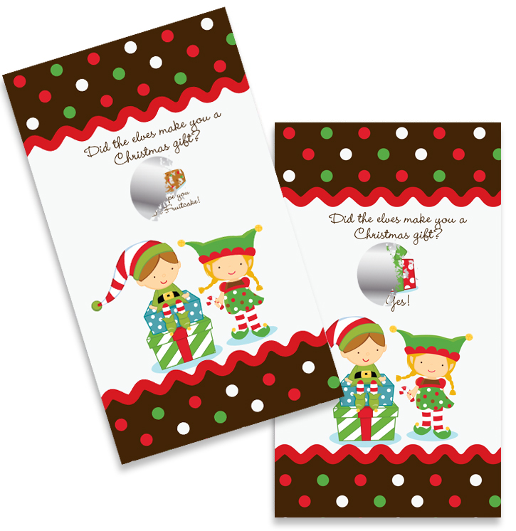 Santa's Little Elf Christmas Scratch Off Game Pack