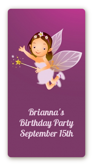 Fairy Princess Birthday Party rectangular sticker labels | Fairy ...