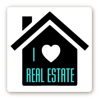 I Love Real Estate Real Estate Stickers | Candles & Favors