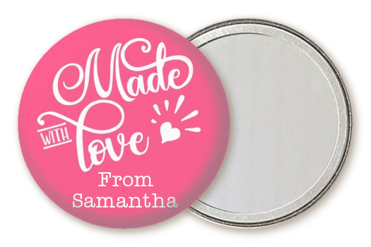 Made With Love Birthday Party Pocket Mirror Favors