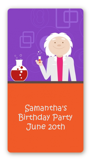 Mad Scientist Birthday Party rectangular sticker labels | Mad Scientist ...
