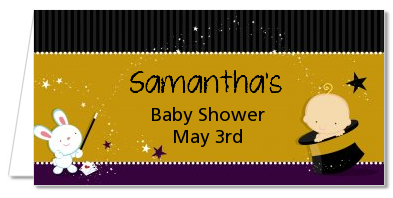 Magic Baby Caucasian Baby Shower Place Cards | Magic Baby Caucasian ...