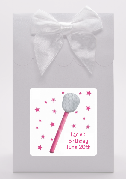 Microphone Birthday Party Goodie Bags | Candles & Favors