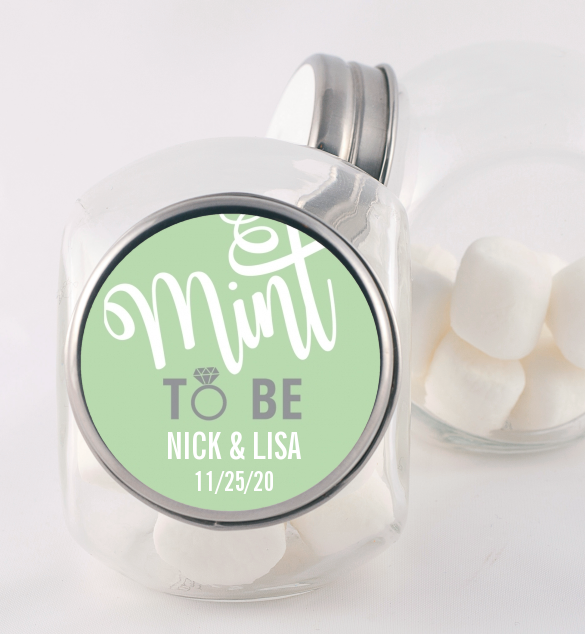 Mint To Be Bridal Shower Candy Jars | Candles & Favors