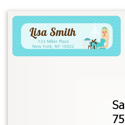 Modern Mommy Crib It's A Boy Baby Shower return address labels | Baby ...