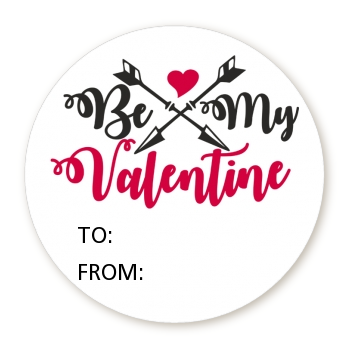 My Valentine Personalized sticker labels | My Valentine Valentines Day ...