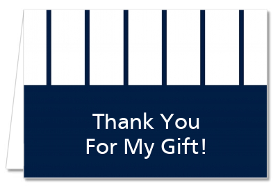 Bar / Bat Mitzvah Thank You Cards | PINSTRIPES Thank You Notes
