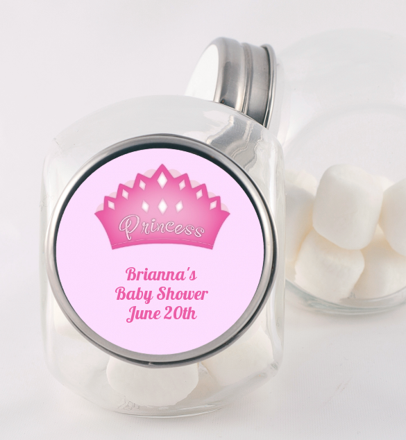 Princess Crown Baby Shower Candy Jars | Candles & Favors