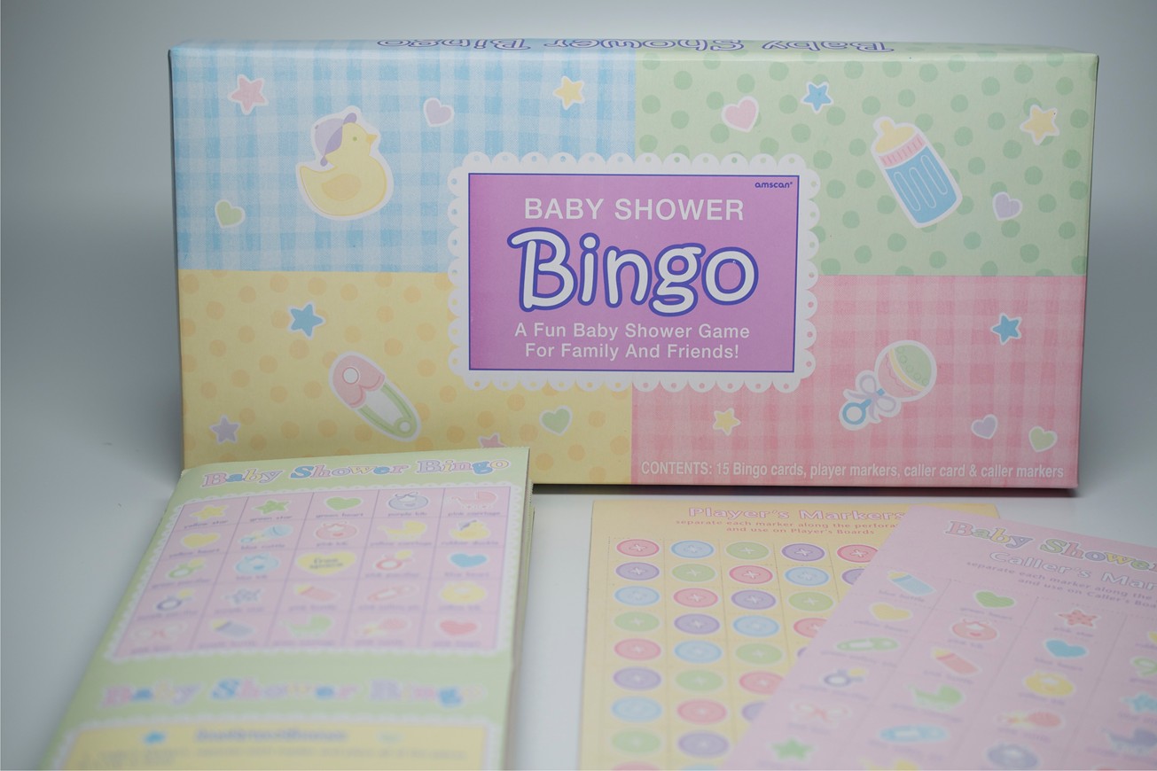 Baby Shower Bingo Box Set Game