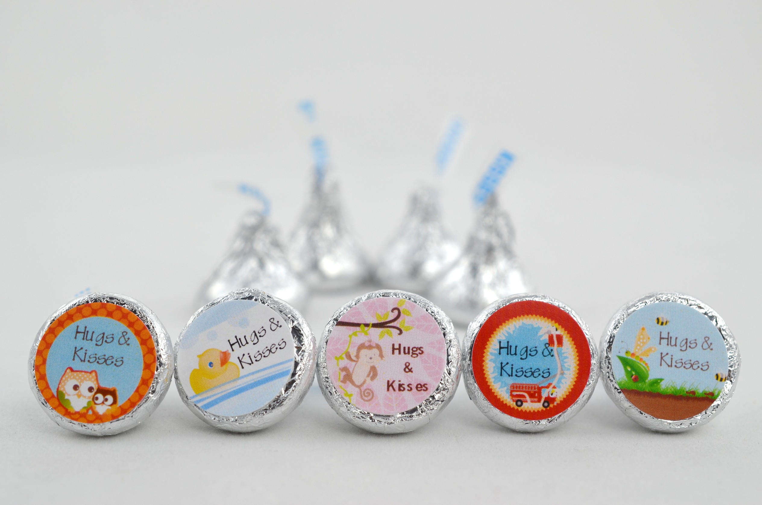 Birthday Party Hershey Kiss Stickers | Personalized Hershey Kiss ...