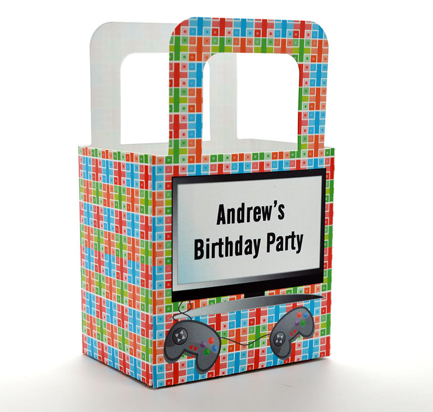 Video Game Time Birthday Party Goodle Bags | Candles & Favors