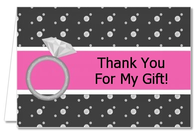 Bridal Shower Thank You Cards | With This Ring Thank You Notes