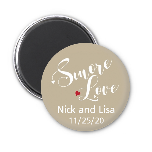 Smore Love - Personalized Bridal Shower Magnet Favors