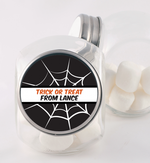 Spiders Web Halloween Candy Jars | Candles & Favors