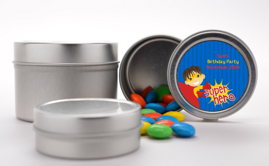Custom Birthday Party Favor Tins
