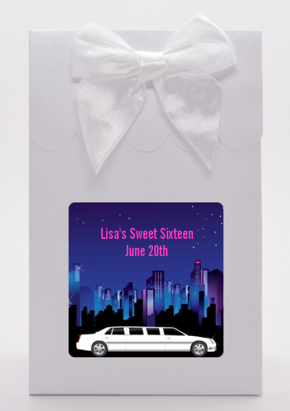 Sweet 16 Limo Birthday Party Goodie Bags | Candles & Favors