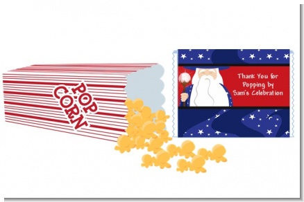 Wizard Birthday Party Popcorn Wrappers | Birthday Party Popcorn Wrappers