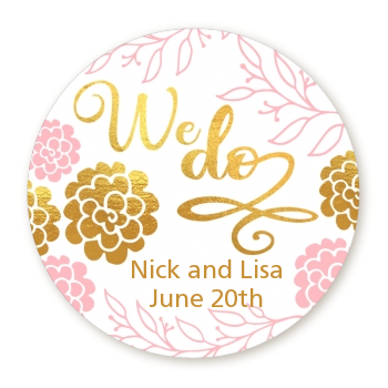 We Do Personalized sticker labels | We Do Bridal Shower sticker labels